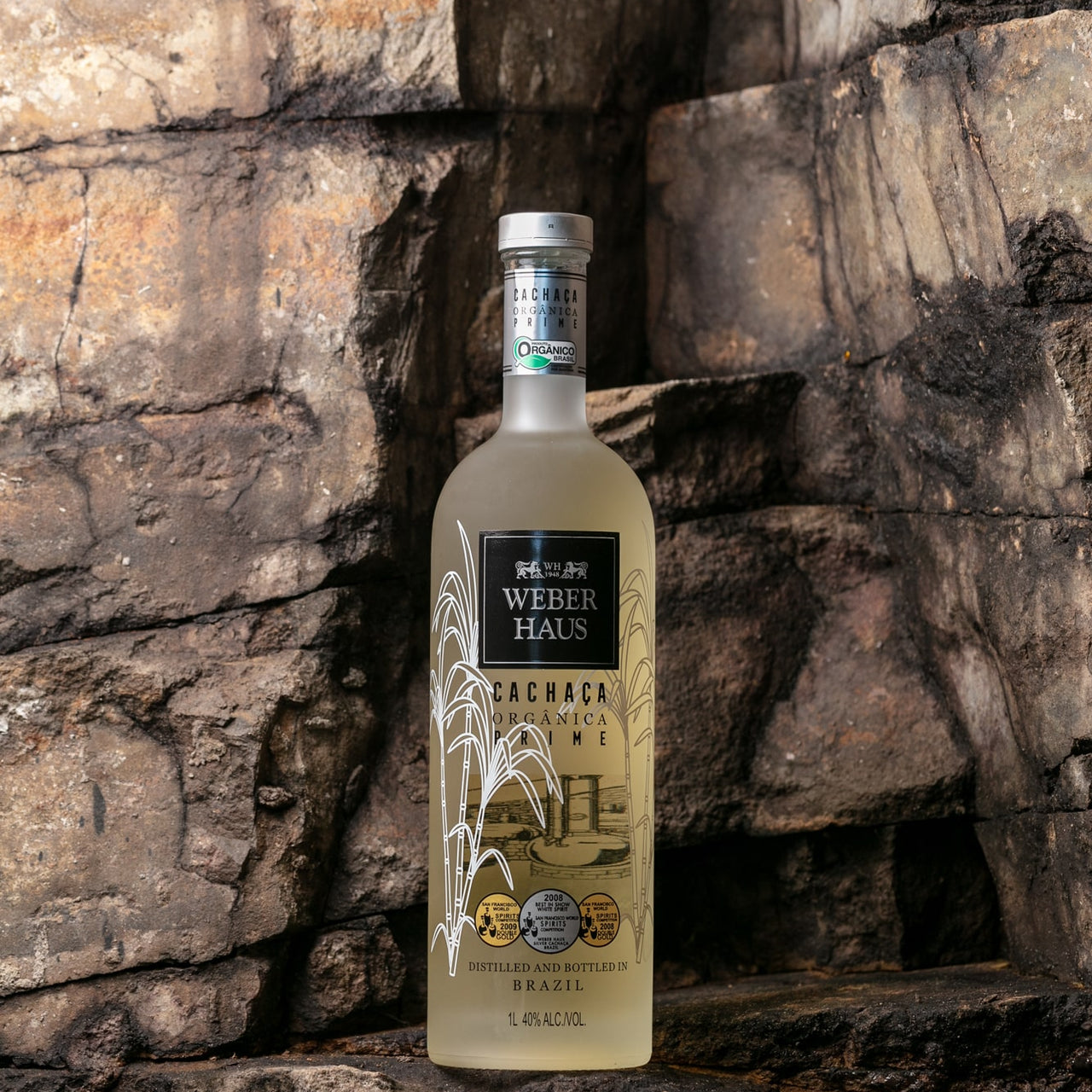 Cachaça Prata Prime Weber Haus, 1000ml